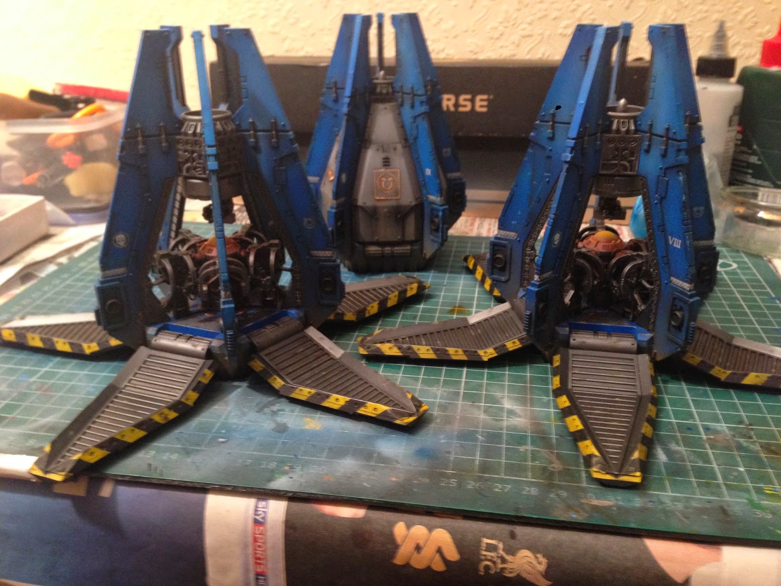 Ultramarines Drop Pods