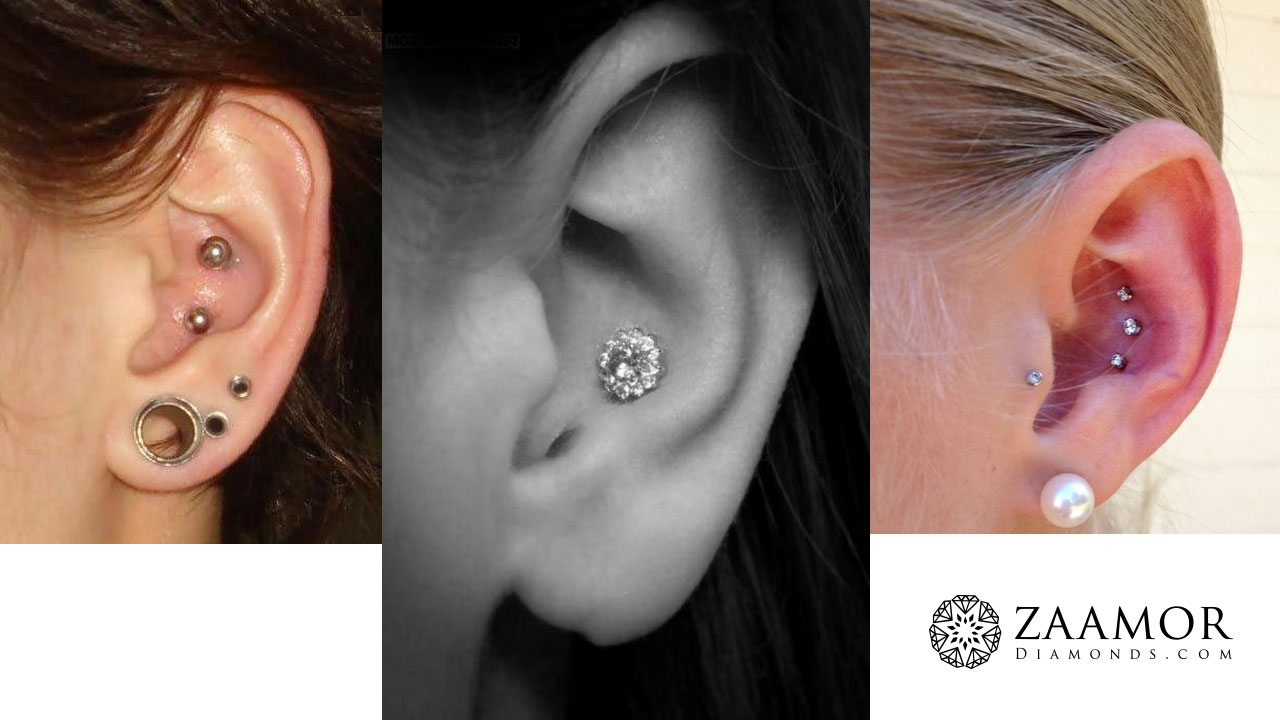 Do you know the types of Ear Piercing? | Zaamor Diamonds Blog