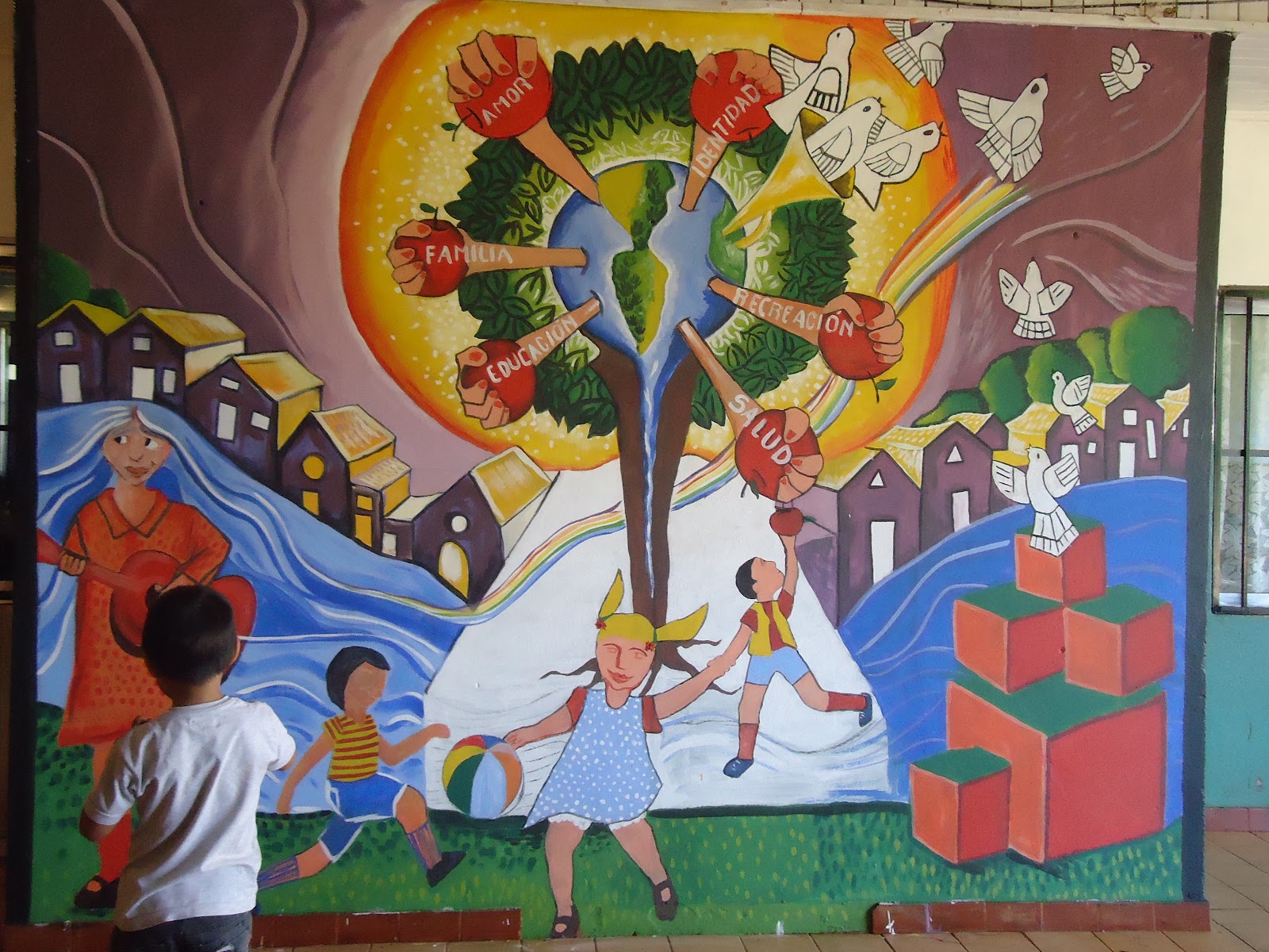 Programa Esperanza: Se realizó el primer Mural Artístico del proyecto ...