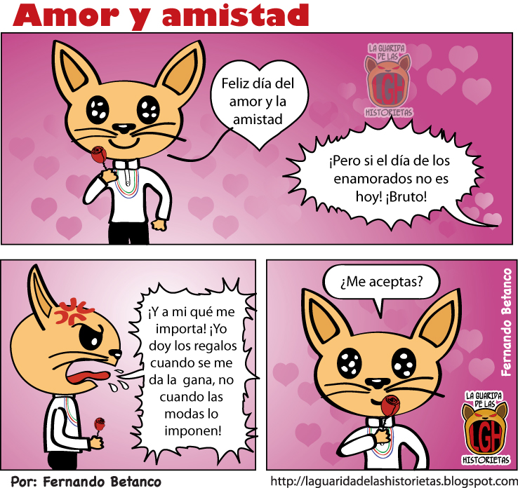 La Guarida de las historietas: Del amor y la amistad...