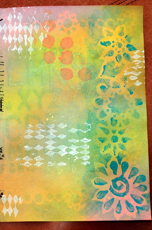 CREATIVITY IS CONTAGIOUS: SIMON SAYS CREATE A HANDMADE BACKGROUND