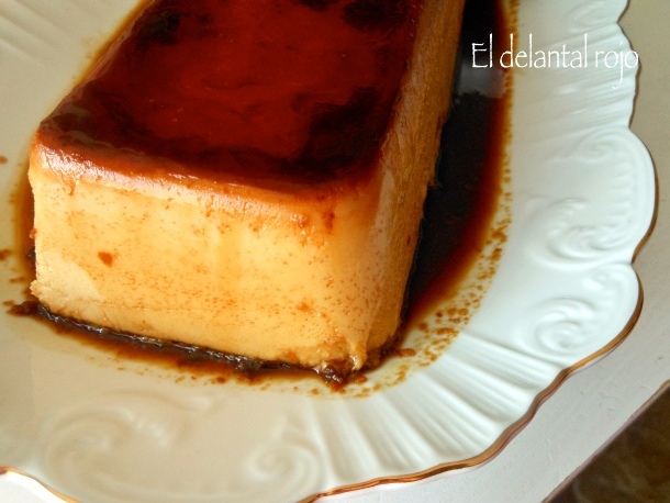 El delantal rojo: 313.- Flan de turrón