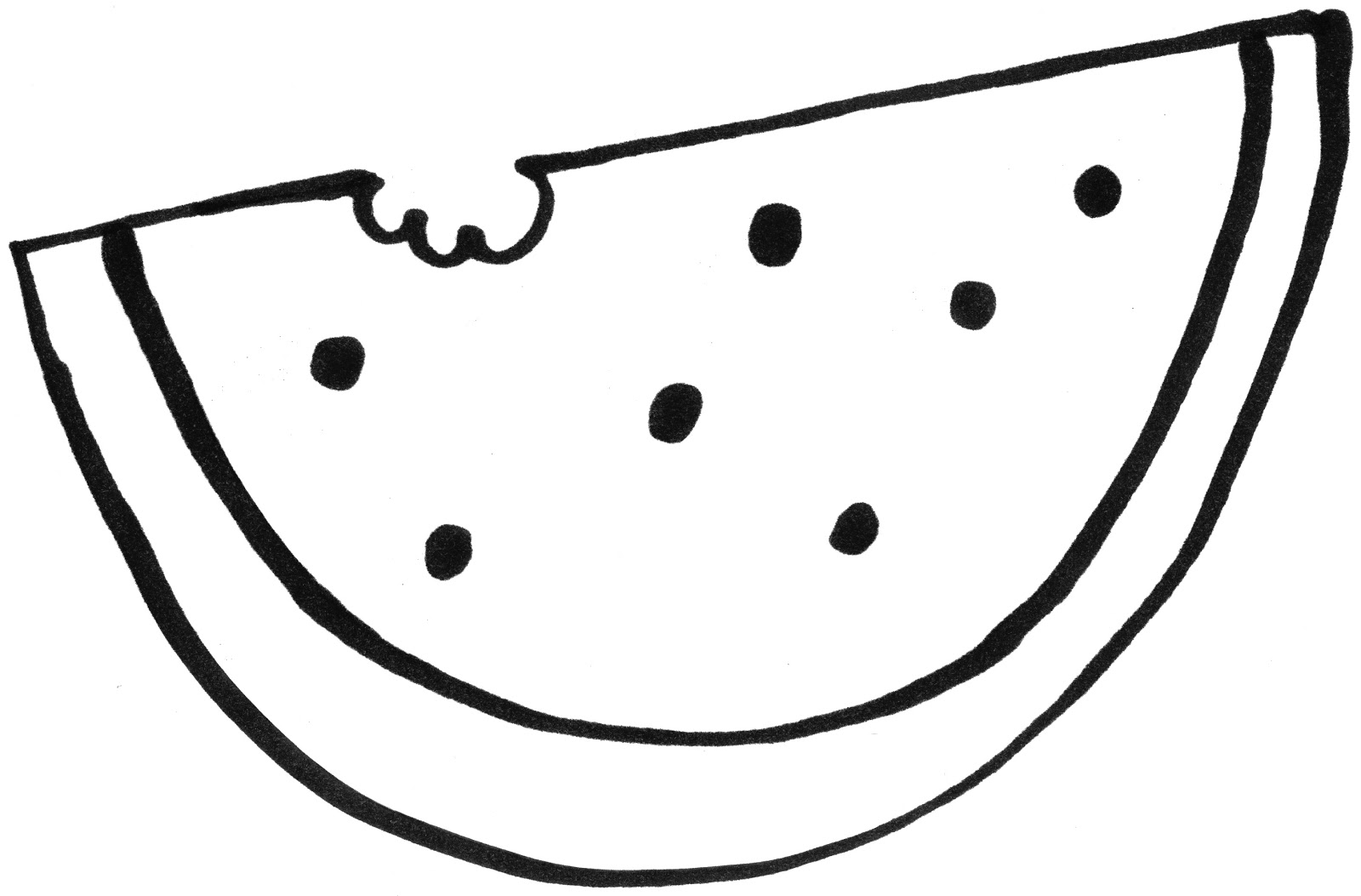 Sandia para colorear e imprimir - Imagui