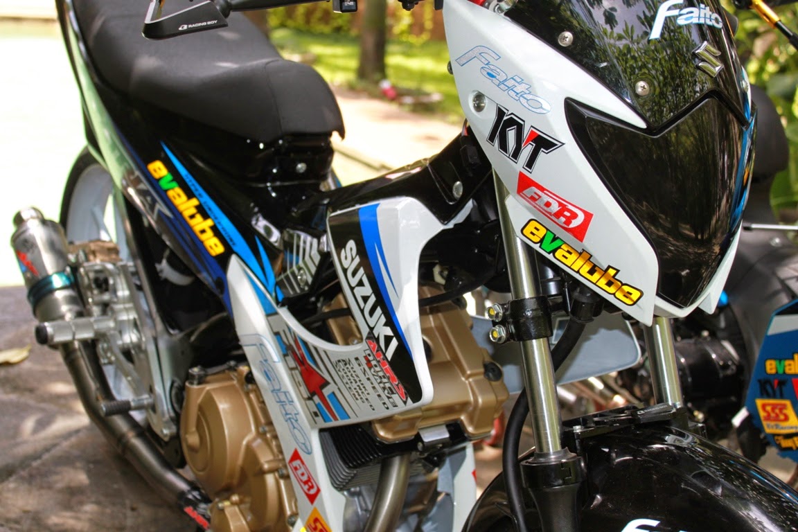 Modifikasi Suzuki Satria FU: Modifikasi satria Fu Putih