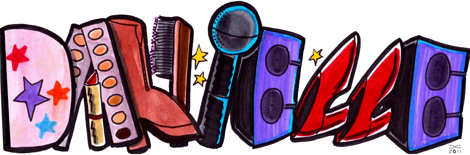 Jeffrey Carrier's Artistic Revelation: ILLUSTRATED NAME ART