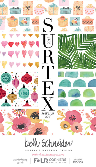 print & pattern: SURTEX 2017 - beth schneider