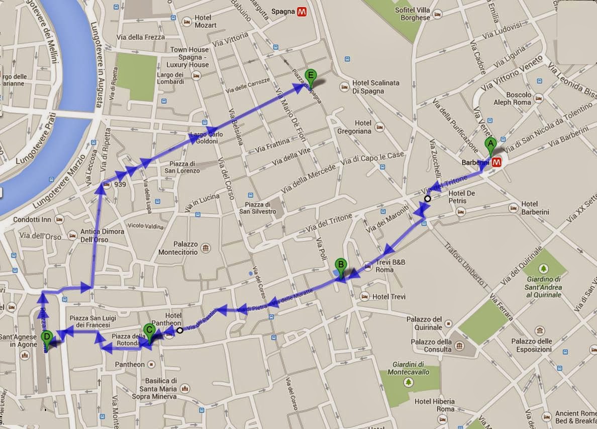 La ruta del viajero: Rutas por Roma: Día 1