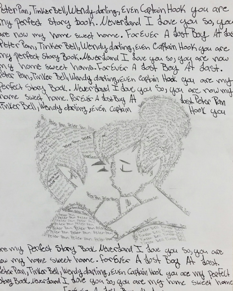 Jerdee's Art Classes: Drawing A | Text Drawings