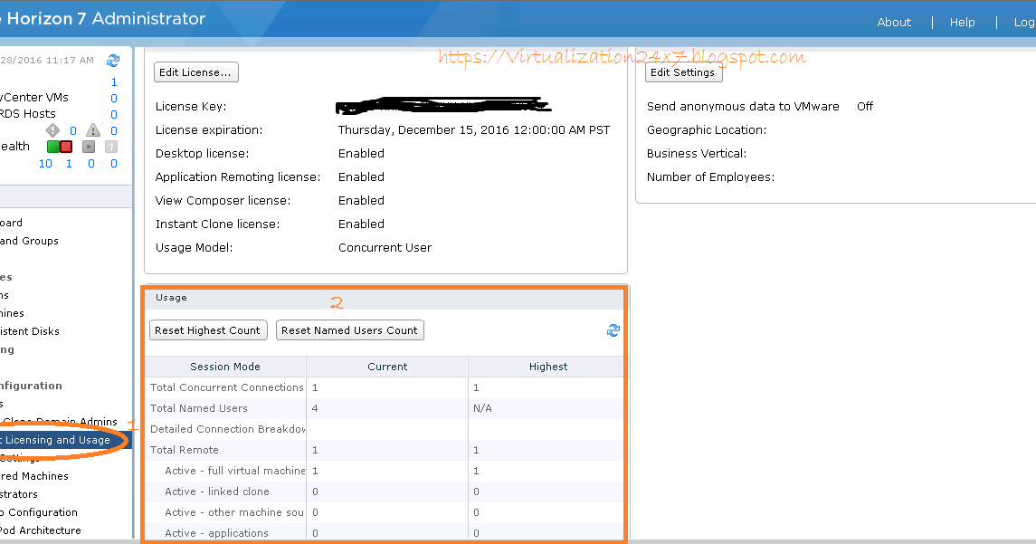 Virtualization The Future: Check Concurrent License Usage in Horizon View Virtualization The Future: Check Concurrent License Usage in Horizon View