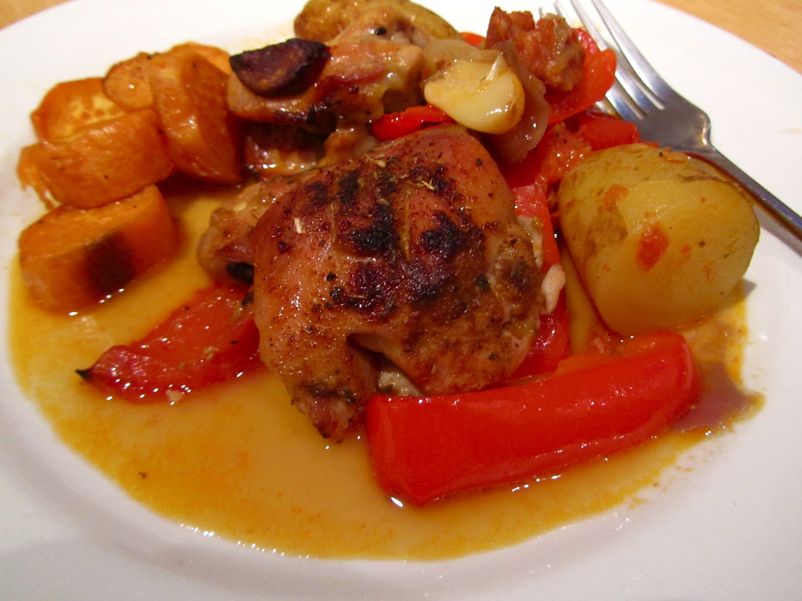 Spanish-Style Chicken Bake