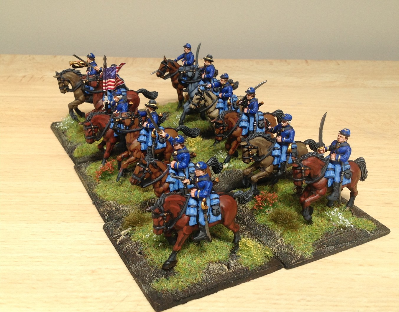 15mm paint shack: 28mm Perry Cavalry, Generals and wagon