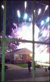 Southwest Chicago Post: Home Fireworks Display Gone Wrong