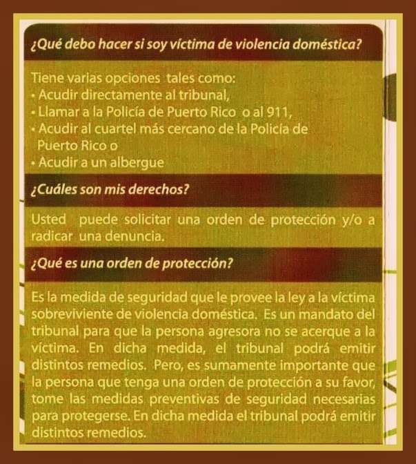 Hablando de: Ley 54 en PR,Violencia Doméstica