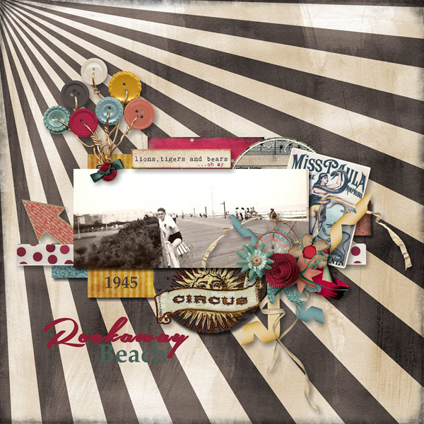 Designs by Helly: Vintage Circus + Freebie Mini Kit