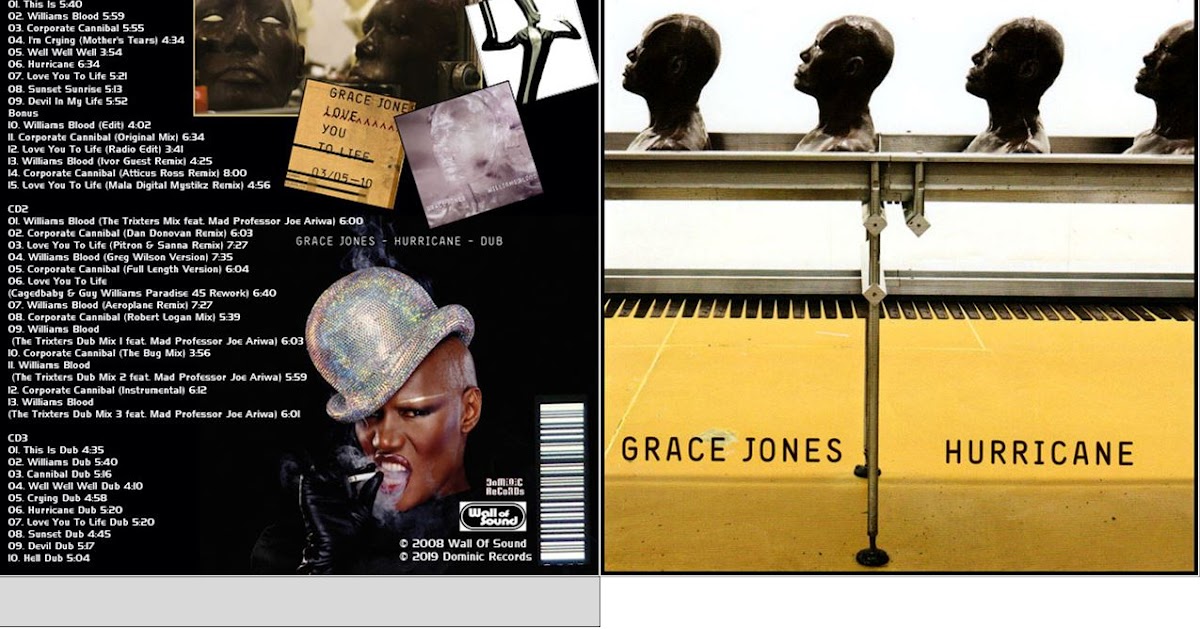 MUSICOLLECTION: GRACE JONES - Hurricane (Expanded Version) - 2008 - 2019