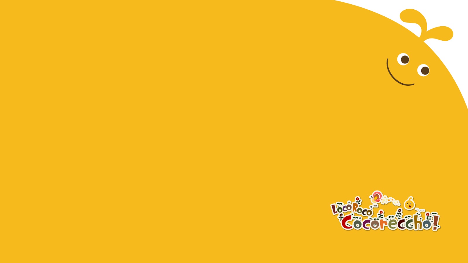 Lauren's Blog: Locoroco Wallpaper!
