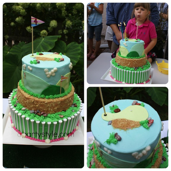 a. party style: fore :: golf party