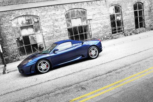 Dream Car: ferrari f430 spider blue