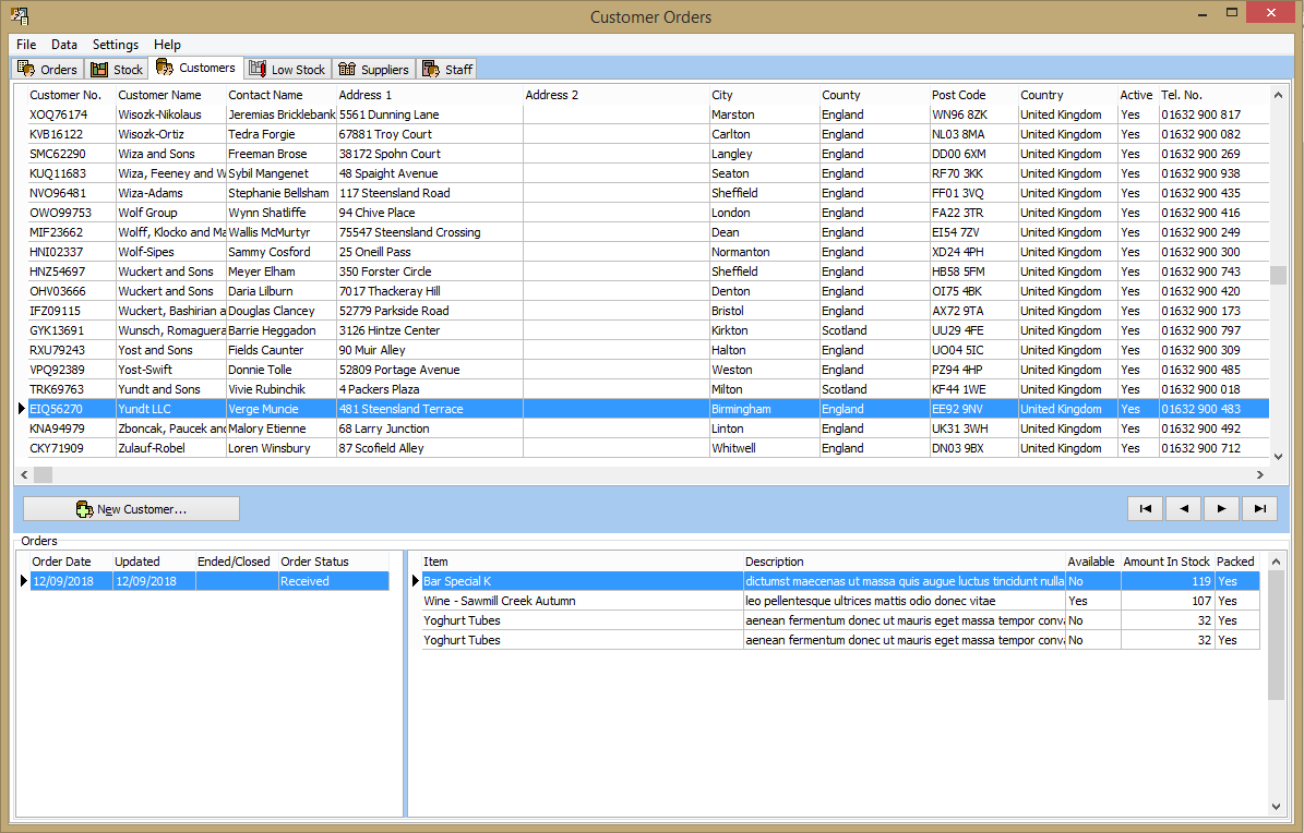 Library Player: Customer Orders - Public Beta
