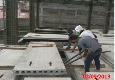 Jendela Sipil : PRECAST ( Plat Lantai ) Tipe HCS ( Hollow Core Slabs )