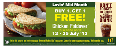 sHiLaZiZi: Chicken Foldover...McDonalds Bagi FREEEE!!!