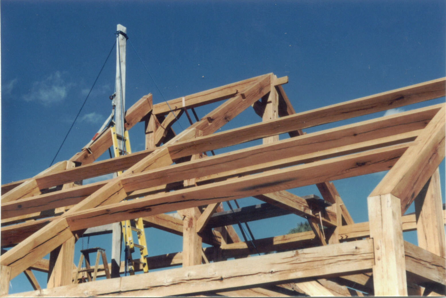 Michael's Timber Framing: Chapter 13 - Peak Framing