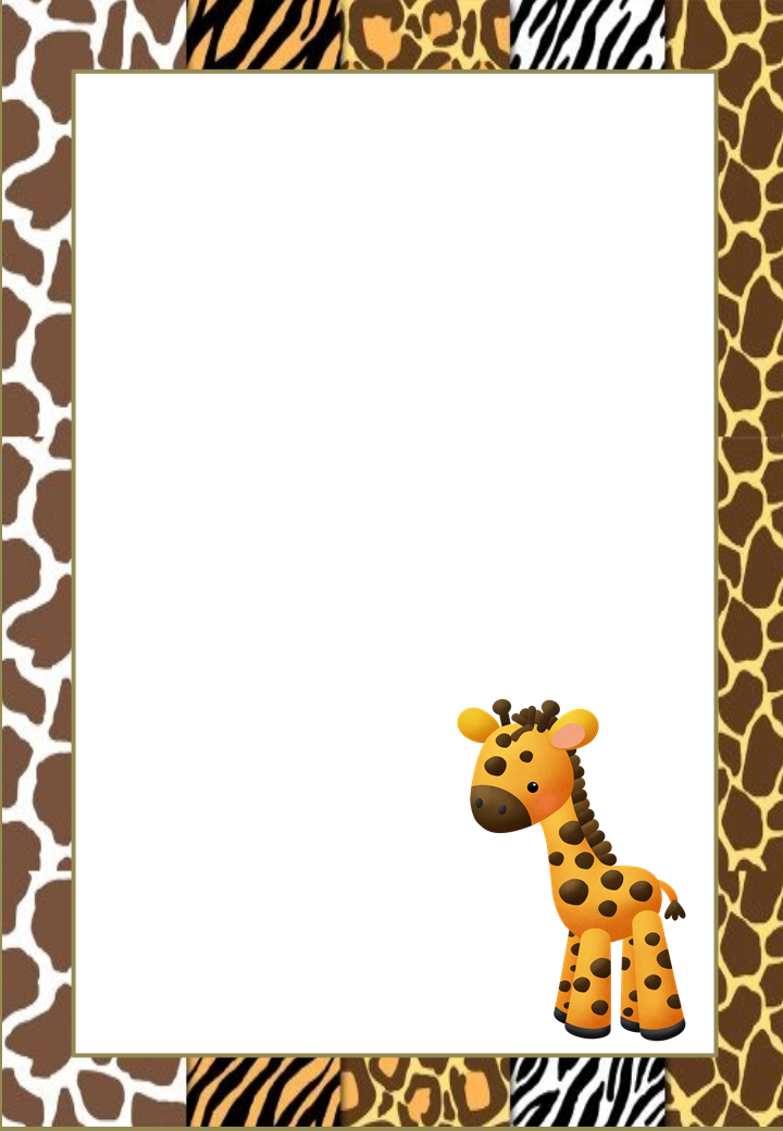 Jungle Babies: Free Printable Frames, Invitations, Cards or Labels ...