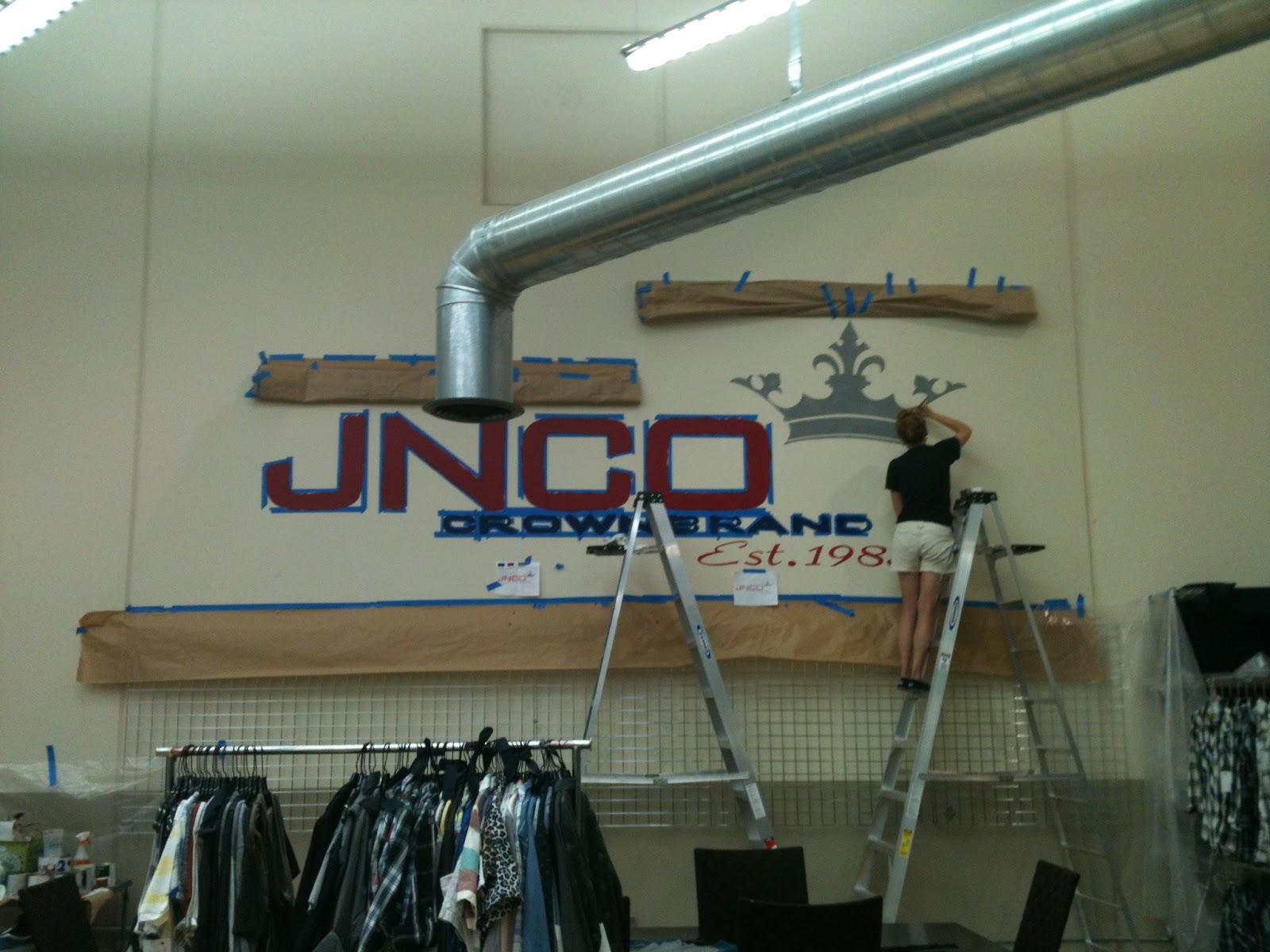 L STAR MURALS: JNCO Jeans Logo at their HQ