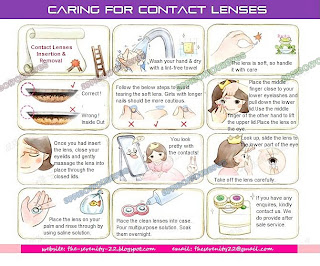 apple of your eyes : Contact Lens Insertion and Removal