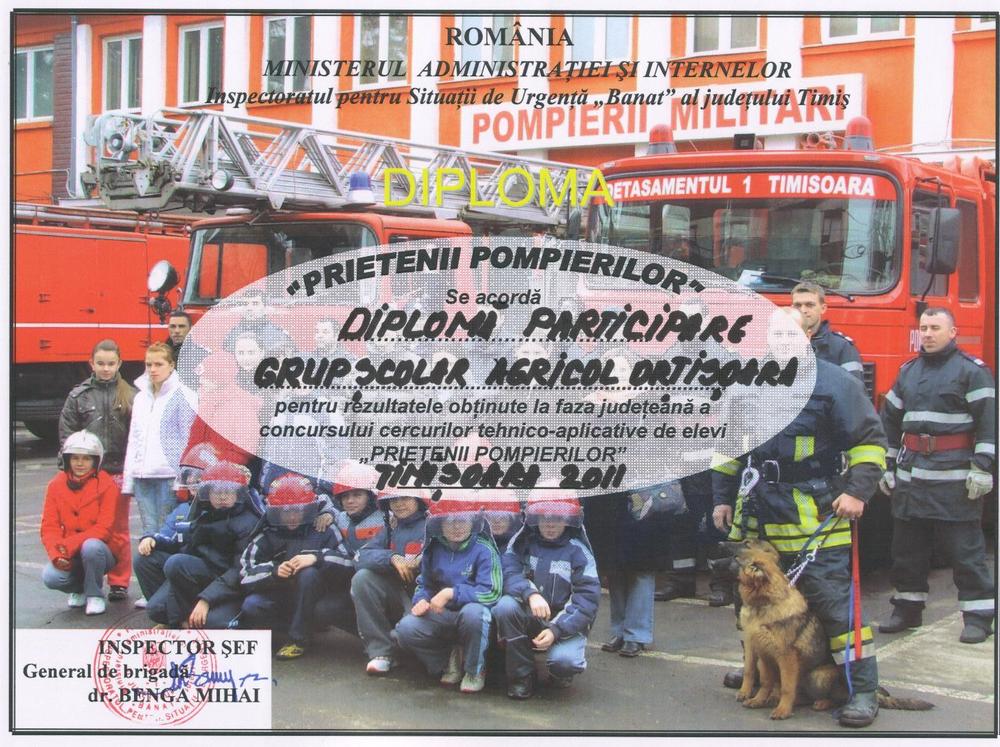 SVSU - Pompieri Ortisoara: Prietenii Pompierilor - faza judeteana