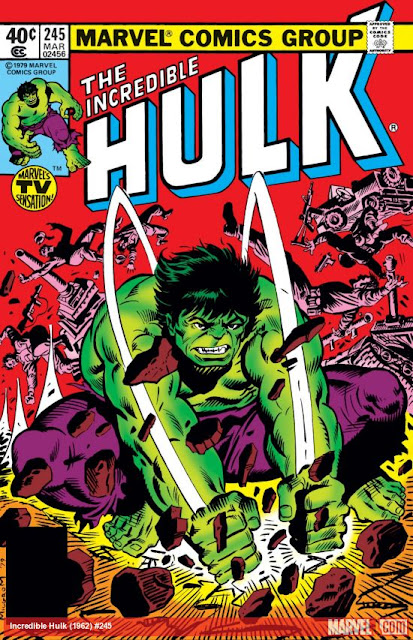 Marvel Comics of the 1980s: 1980 - Anatomy of a Cover - Incredible Hulk ...