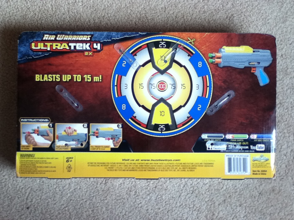 Outback Nerf: Review: Buzz Bee Ultra Tek 4/Wizard + Internals (15m Aus)