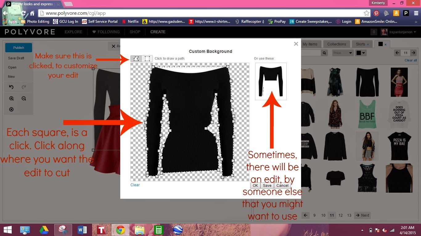 Mommy+Me Jamming On!: Polyvore Slide Photo Tutorial