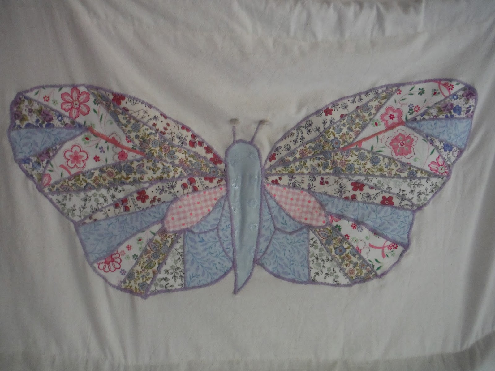 Wonky Patchwork: Butterflies