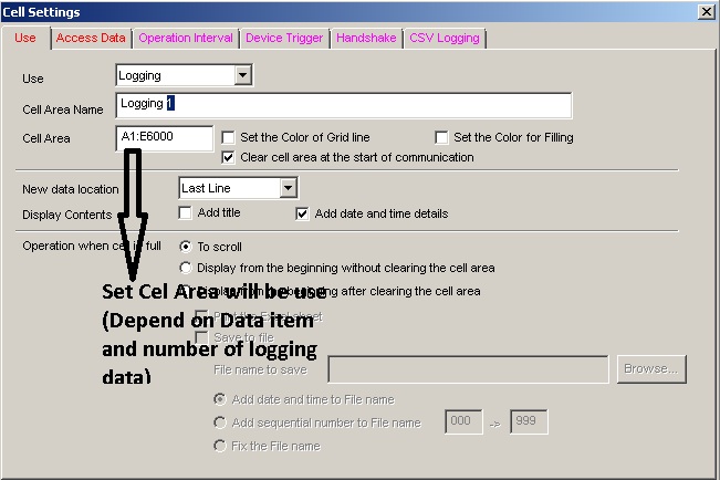 Technical Experience : Logging Function Using MX-SHeet