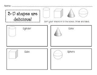 Kinder Corner: 3D Shapes Unit
