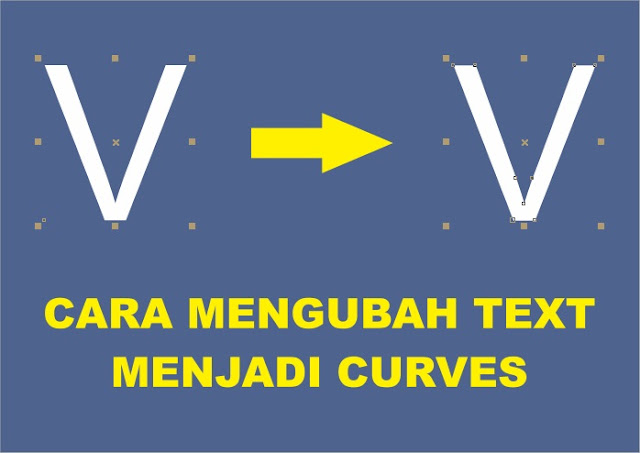 Cara Mengubah Text Menjadi Curve Pada CorelDRAW Voluvo Blog Design Cara Mengubah Text Menjadi Curve Pada CorelDRAW Voluvo Blog Design