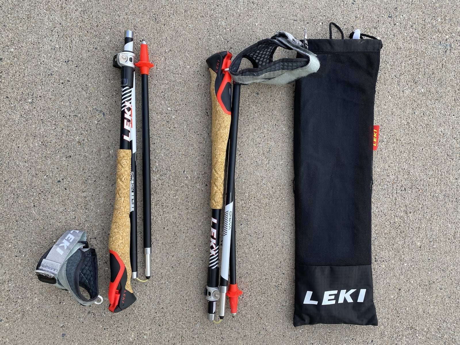 Road Trail Run: Leki MCT 12 Vario Carbon Running and Trekking Pole ...
