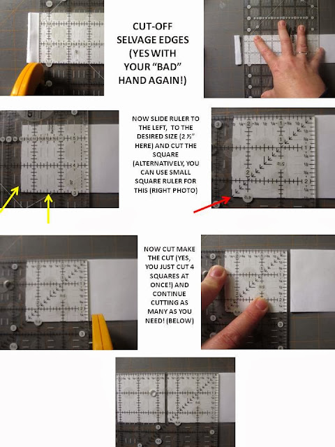 Again, important step here, to always have squares that are really ...