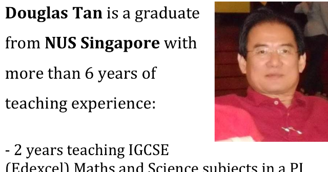 Physics for O-Level: Douglas Tan's Teaching Profile