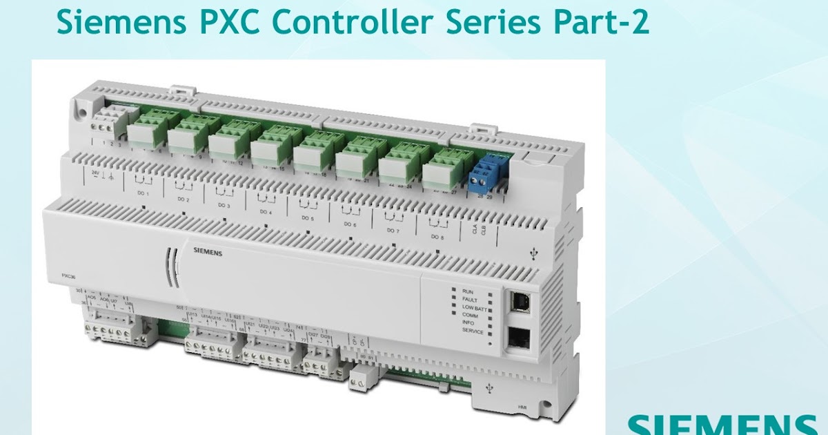 Siemens PXC Controller Series Part-2
