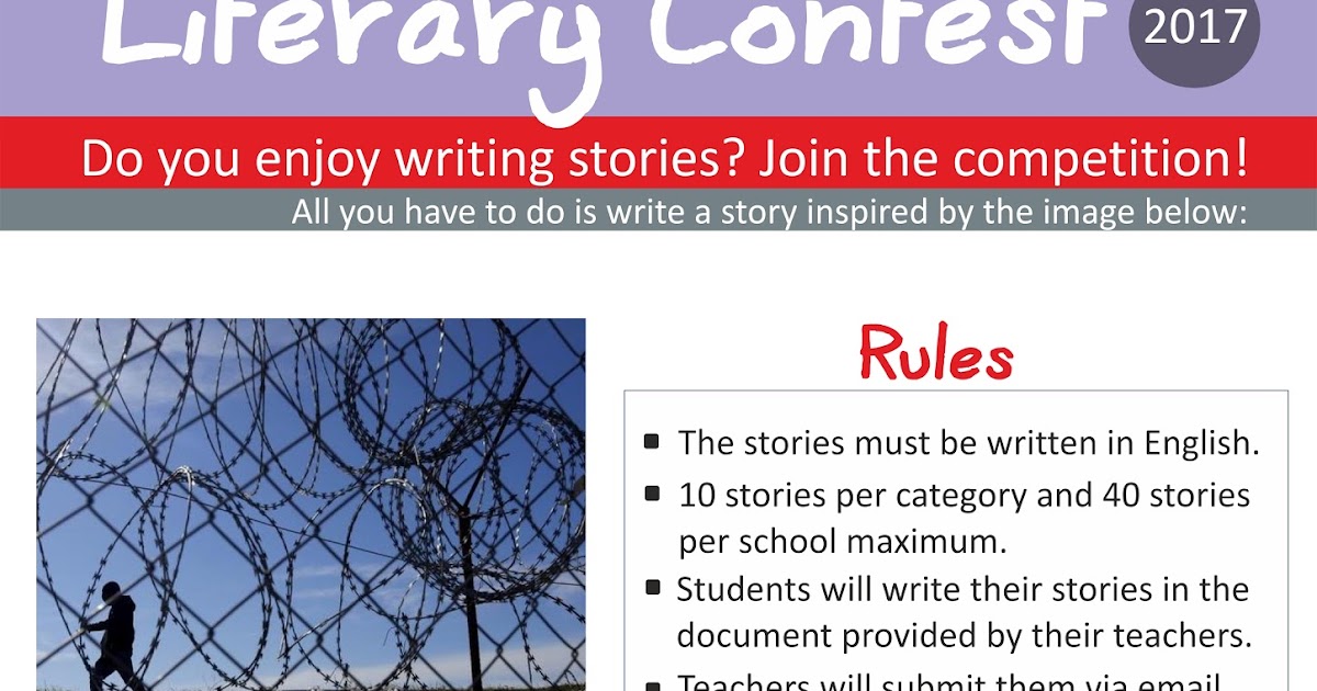 APAVAC: II APAVAC Literary Contest 2017 Poster