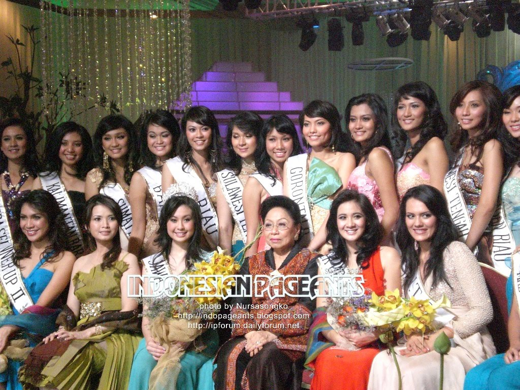 Kenangan Malam Final Miss Indonesia 2008 - Indonesian Pageants Portal