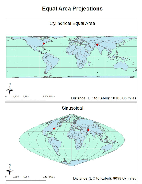 Geog 7: Lab 5 - Map Projections