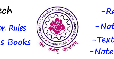 JNTUH B.Tech First year Text Books download | JNTU BOOKS