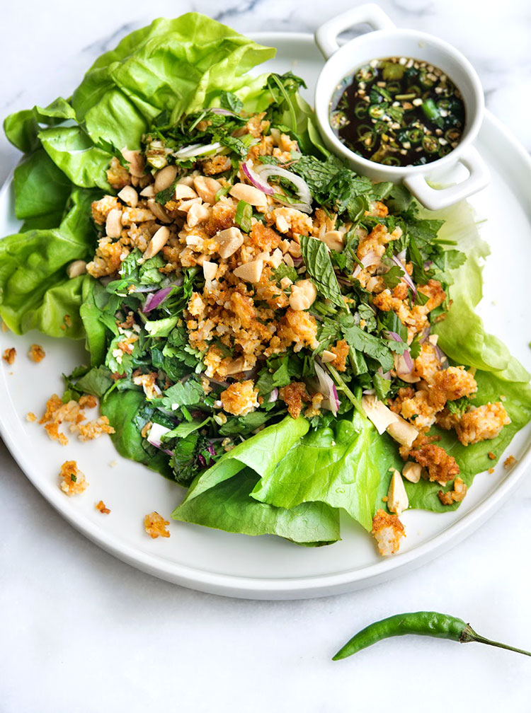 Crispy Rice Salad - WILD GREENS & SARDINES