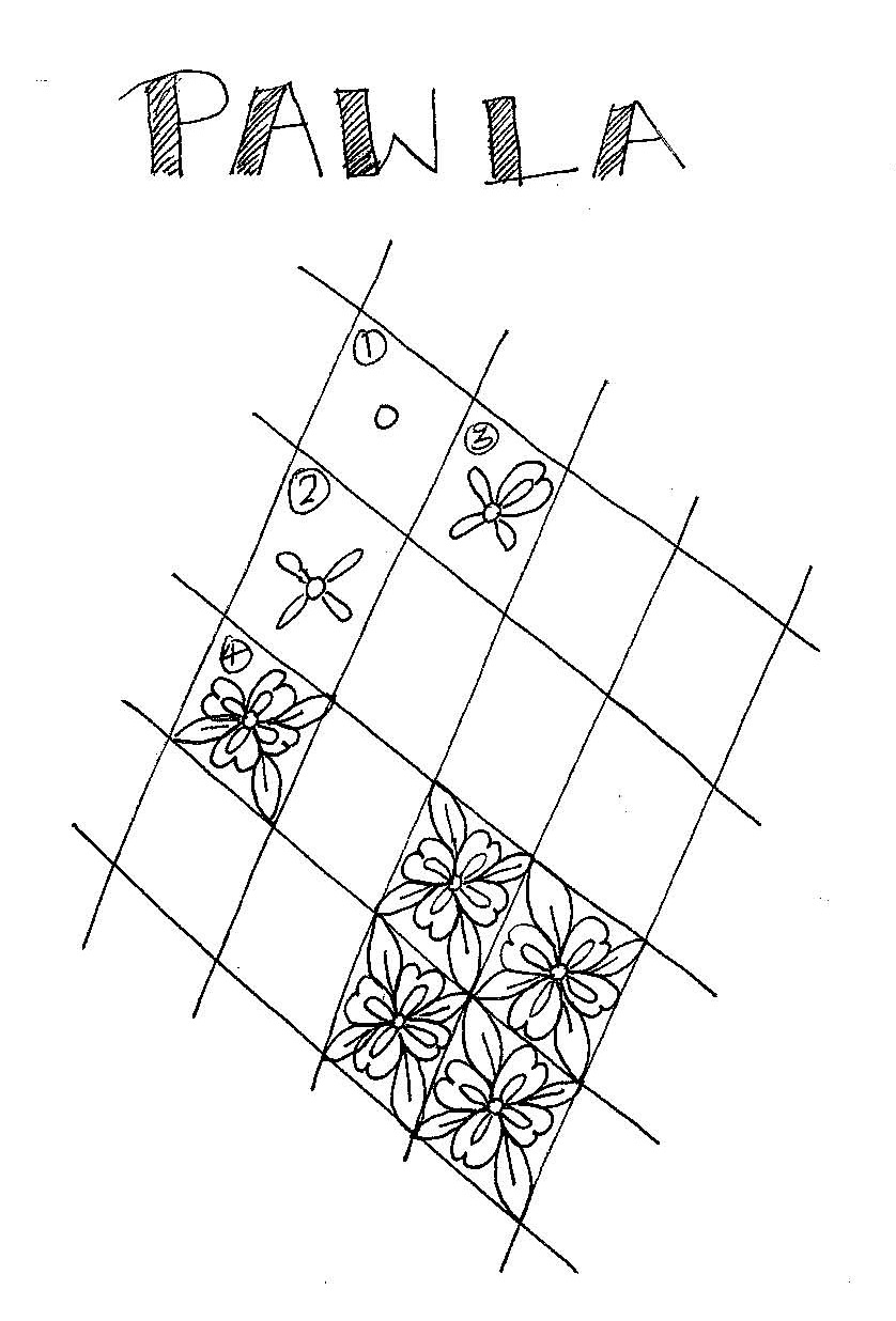 Molly Bee's Attic: Tangle Pattern: Pawla