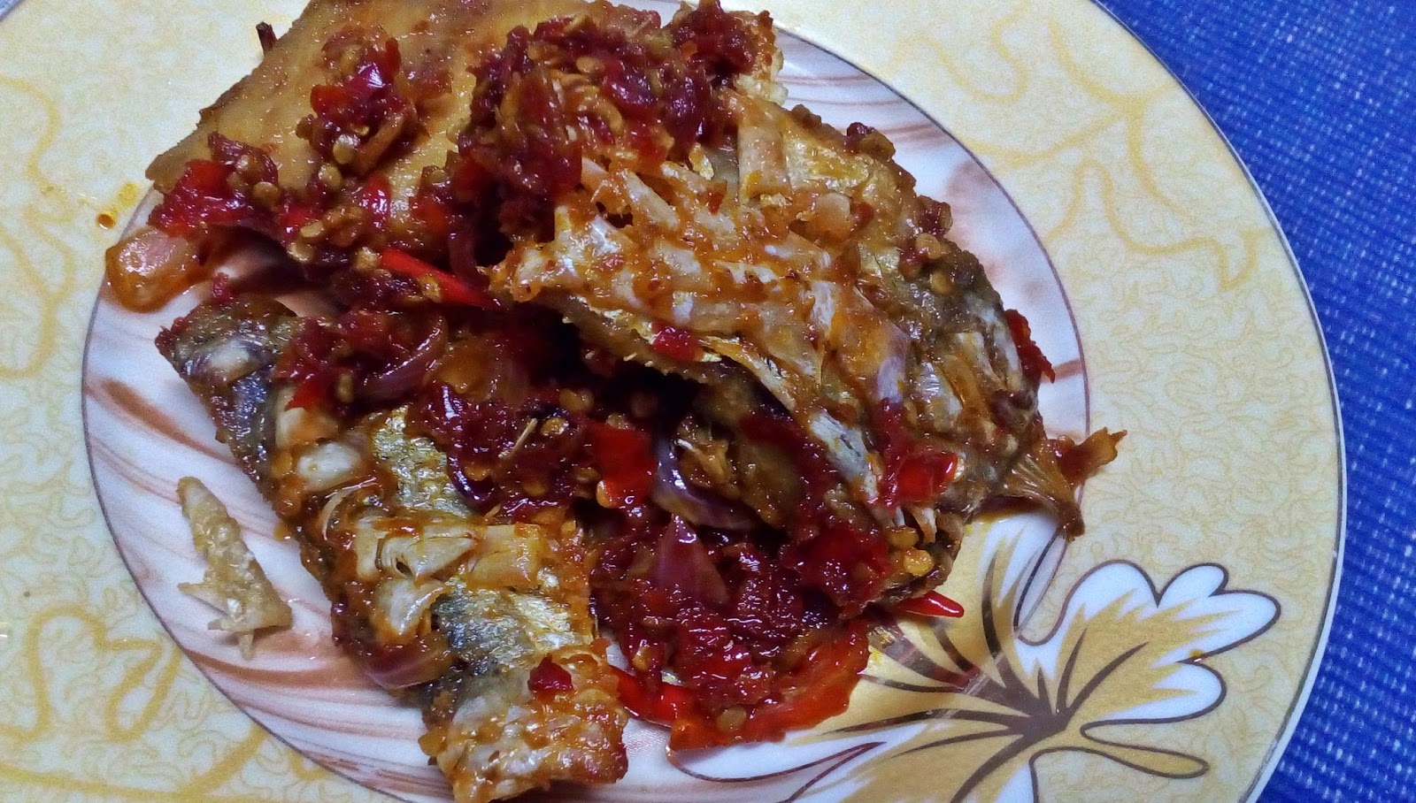 SurayaMSyed: Ikan Masin Goreng Berapi