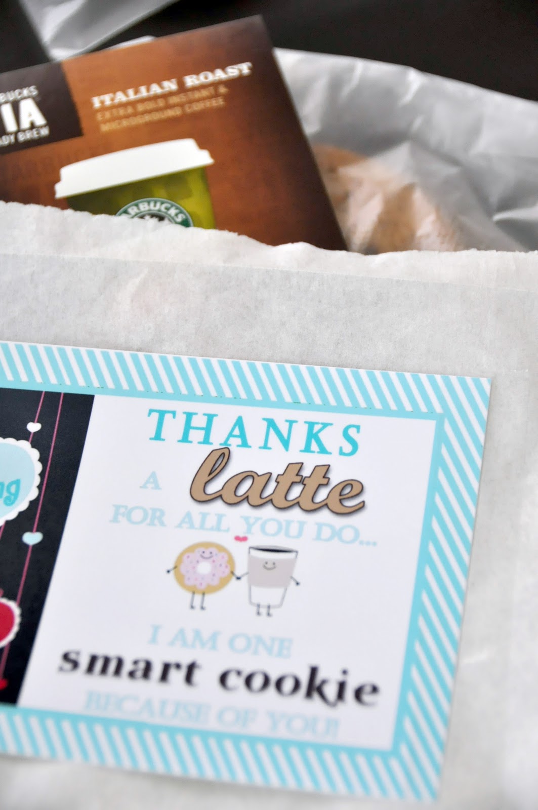 Teacher's Appreciation Gift: Thanks a Latte! | Our Phenomenal Life