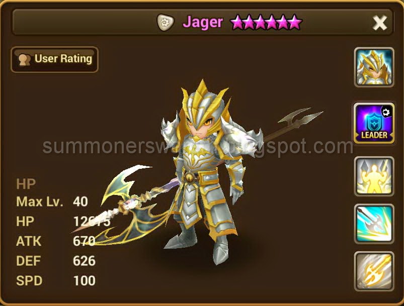 Dragon Knight (Light) | Summoners War